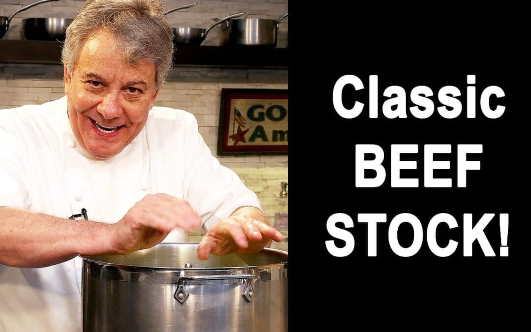 Homemade Beef Stock Recipe From Scratch | Chef Jean-Pierre