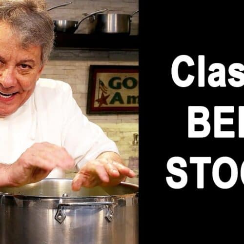 Quick Beef Stock Recipe | Chef Jean-Pierre