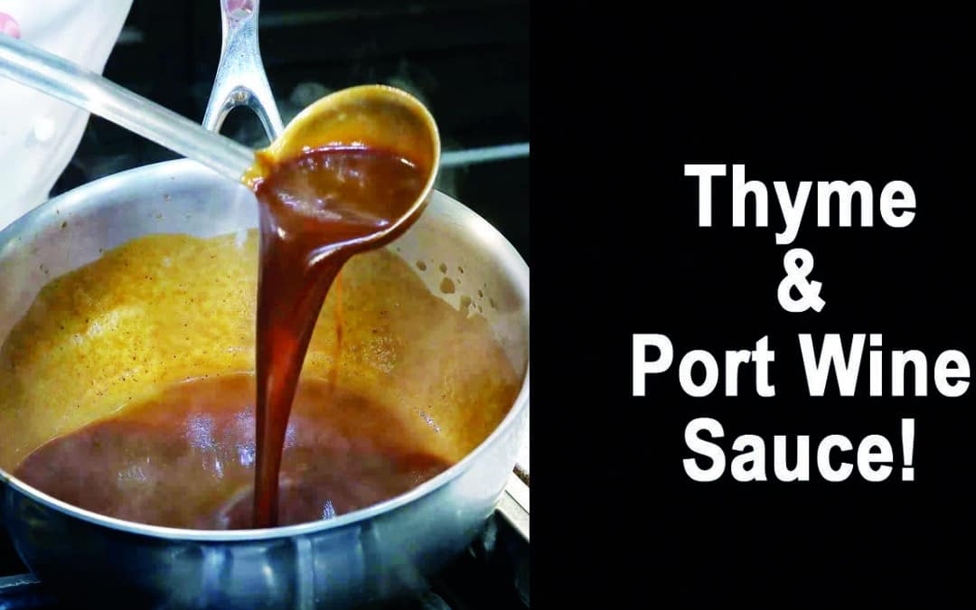 Easy To Make Port Wine Sauce Recipe | Chef Jean-Pierre
