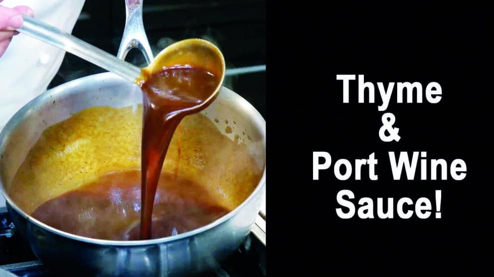 Easy To Make Port Wine Sauce Recipe | Chef Jean-Pierre