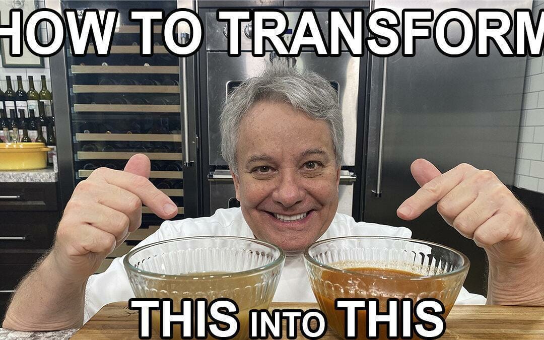 Quick Beef Stock Recipe | Chef Jean-Pierre