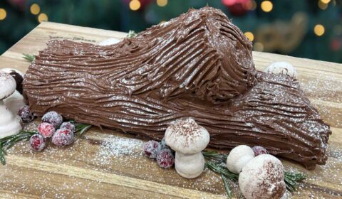 Buche De Noel A Delicious Christmas Cake | Chef Jean-Pierre