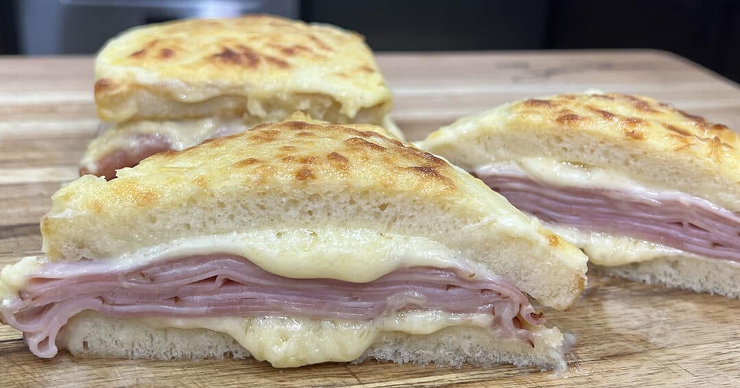 Croque Monsieur - A French Twist To The Ham & Cheese!