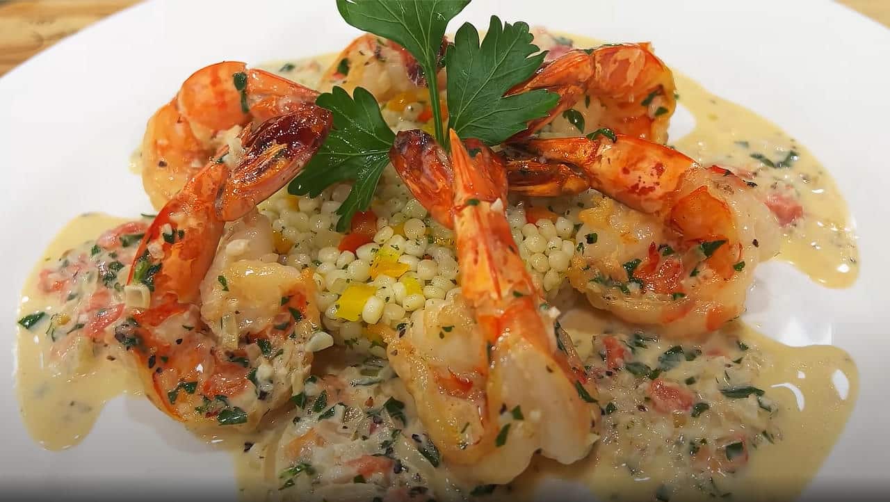 Easy Creamy Garlic Shrimp Recipe | Chef Jean-Pierre