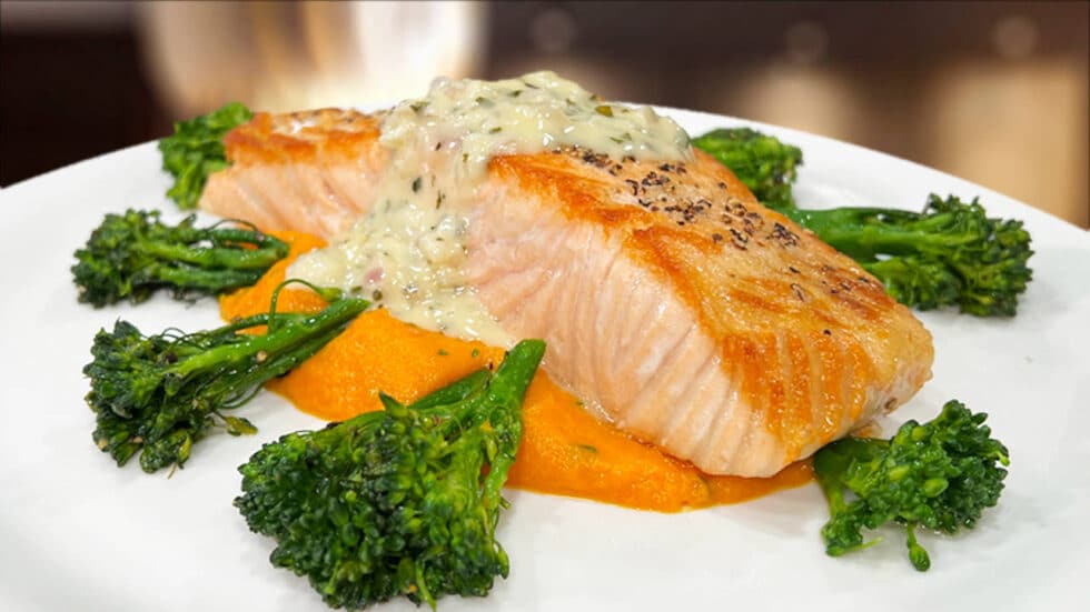 Pan Seared Salmon Recipe With A Perfect Tarragon Cream Sauce