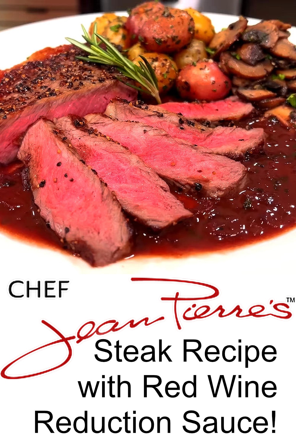 I Love This Steak Recipe With A Red Wine Reduction Sauce!